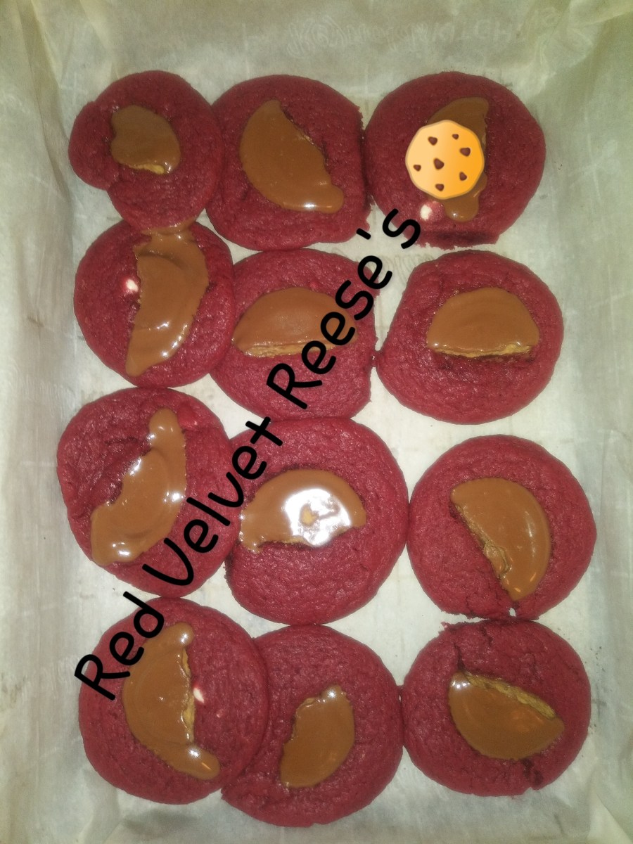 Red Velvet Reese’s Cookies – GOOD EATS 420